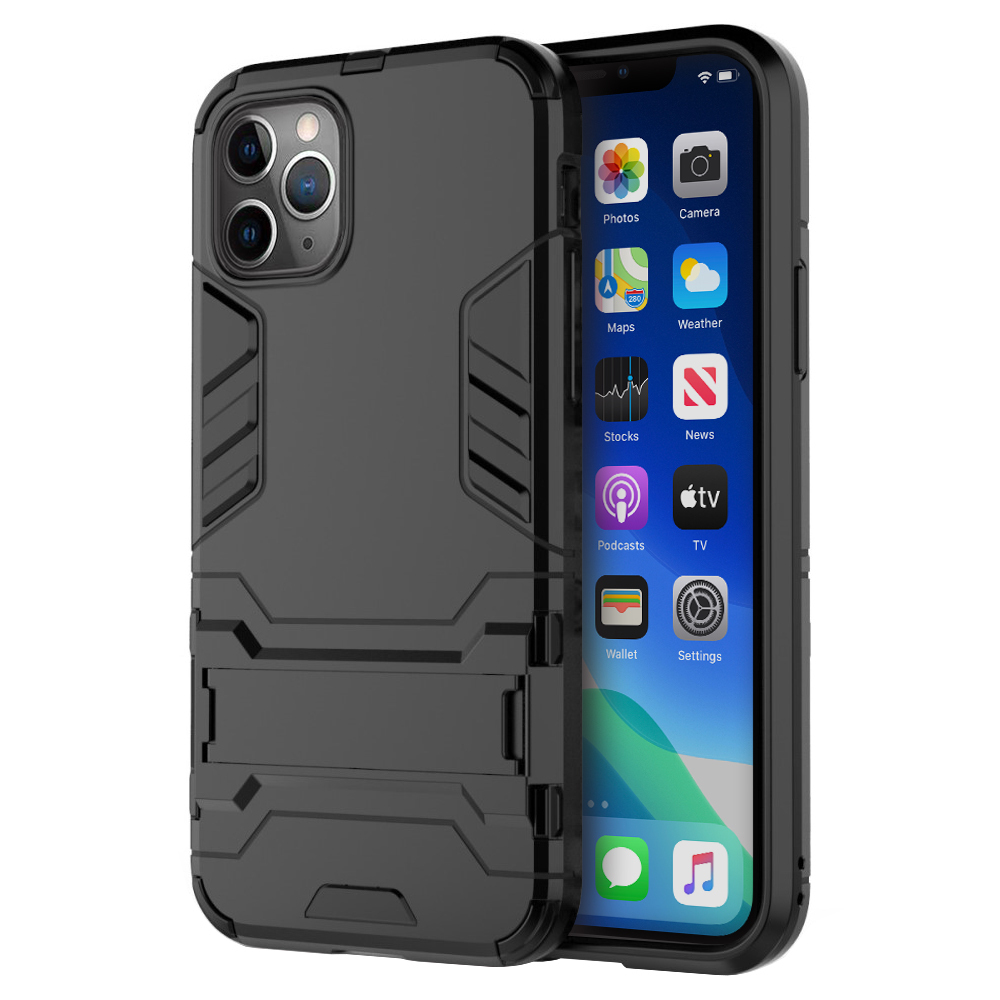 Slim Armour Shockproof Case for Apple iPhone 11 Pro Max (Black)
